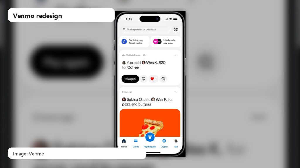 Venmo redesign: Venmo's Redesign Makes Payments More Private b